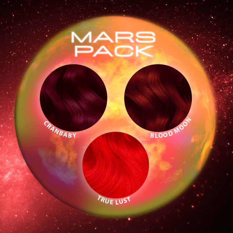 MARS PACK - 3 JARS! - LUNAR TIDES HAIR DYES
